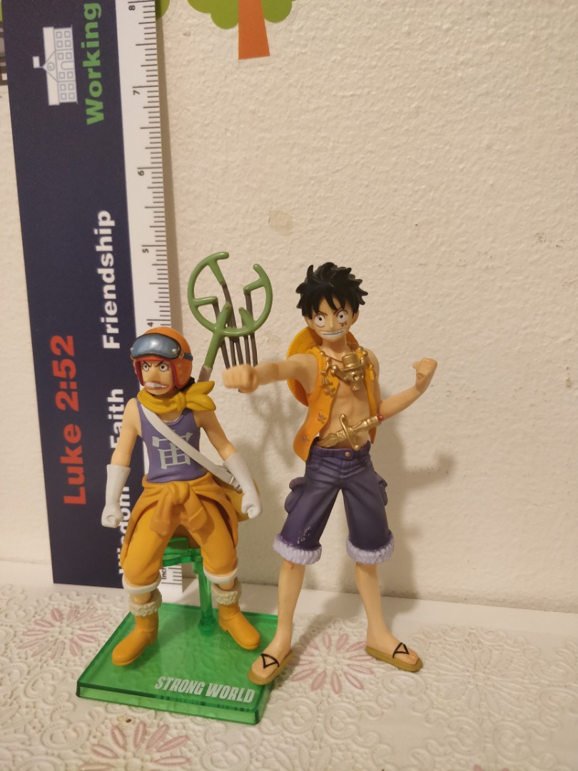 One Piece Strongworld Figures: Usopp + Luffy, Hobbies & Toys, Toys ...