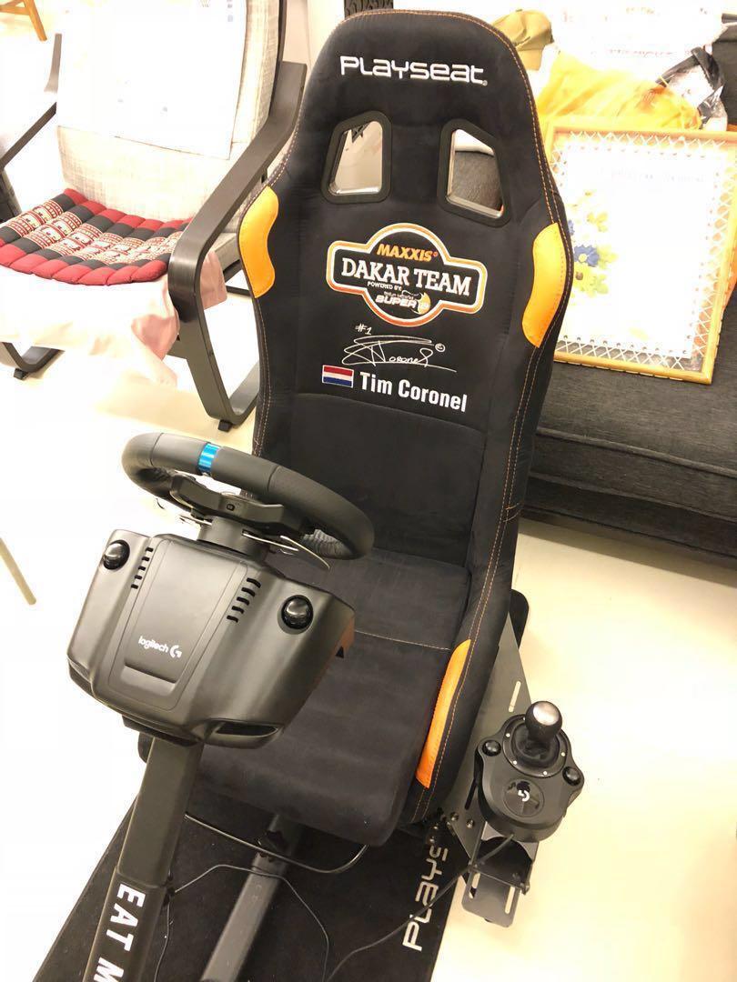 Playseat & Logitech G29 & PS4 Slim 1TB , Video Gaming, Video Game ...