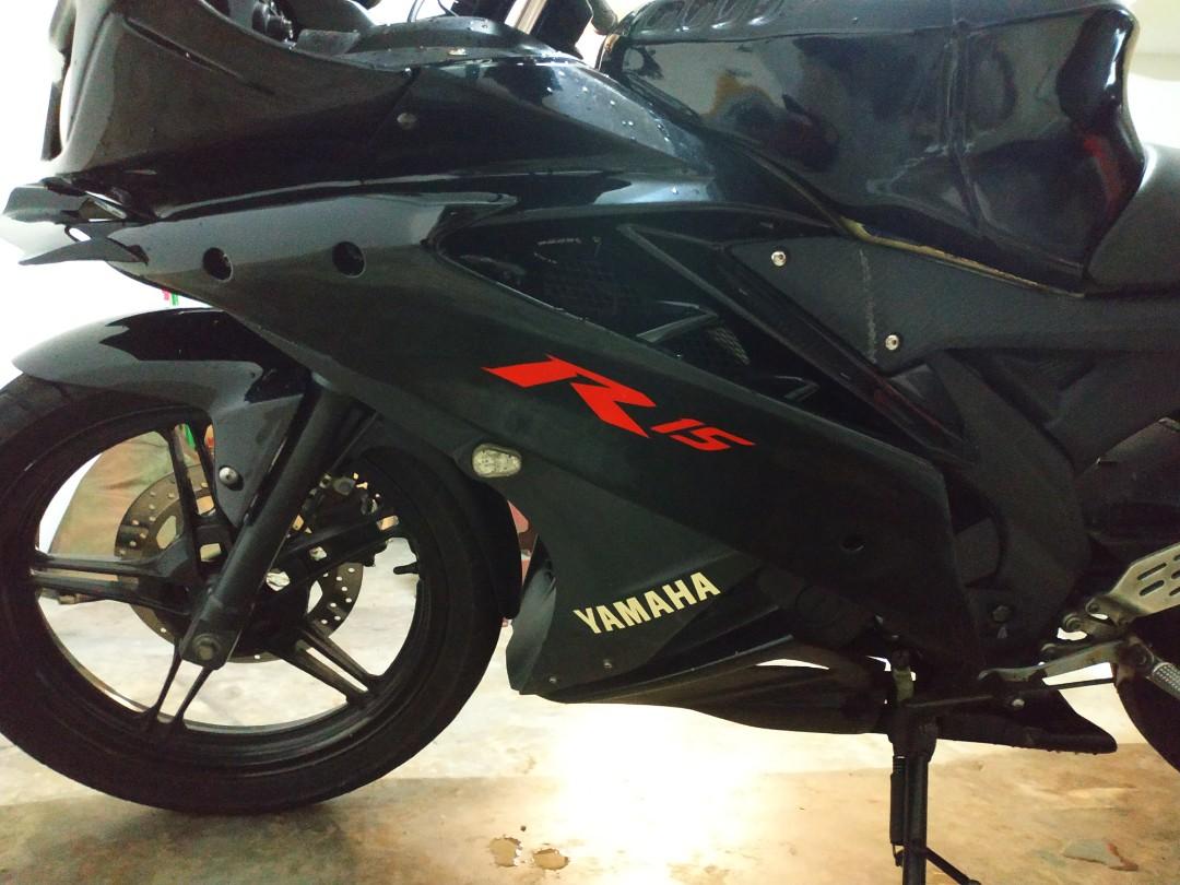 [R15 V2] Side Fairing Model R6 For Yamaha R15, Motorcycles, Motorcycle ...