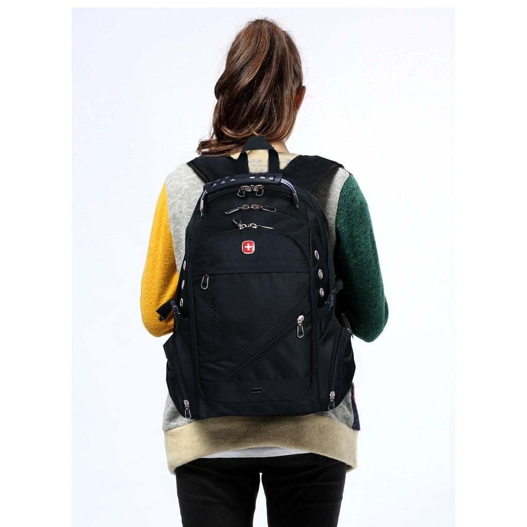 Swiss Gear Laptop Backpack Waterproof Canvas Large (15.6'' , 17''), Men ...