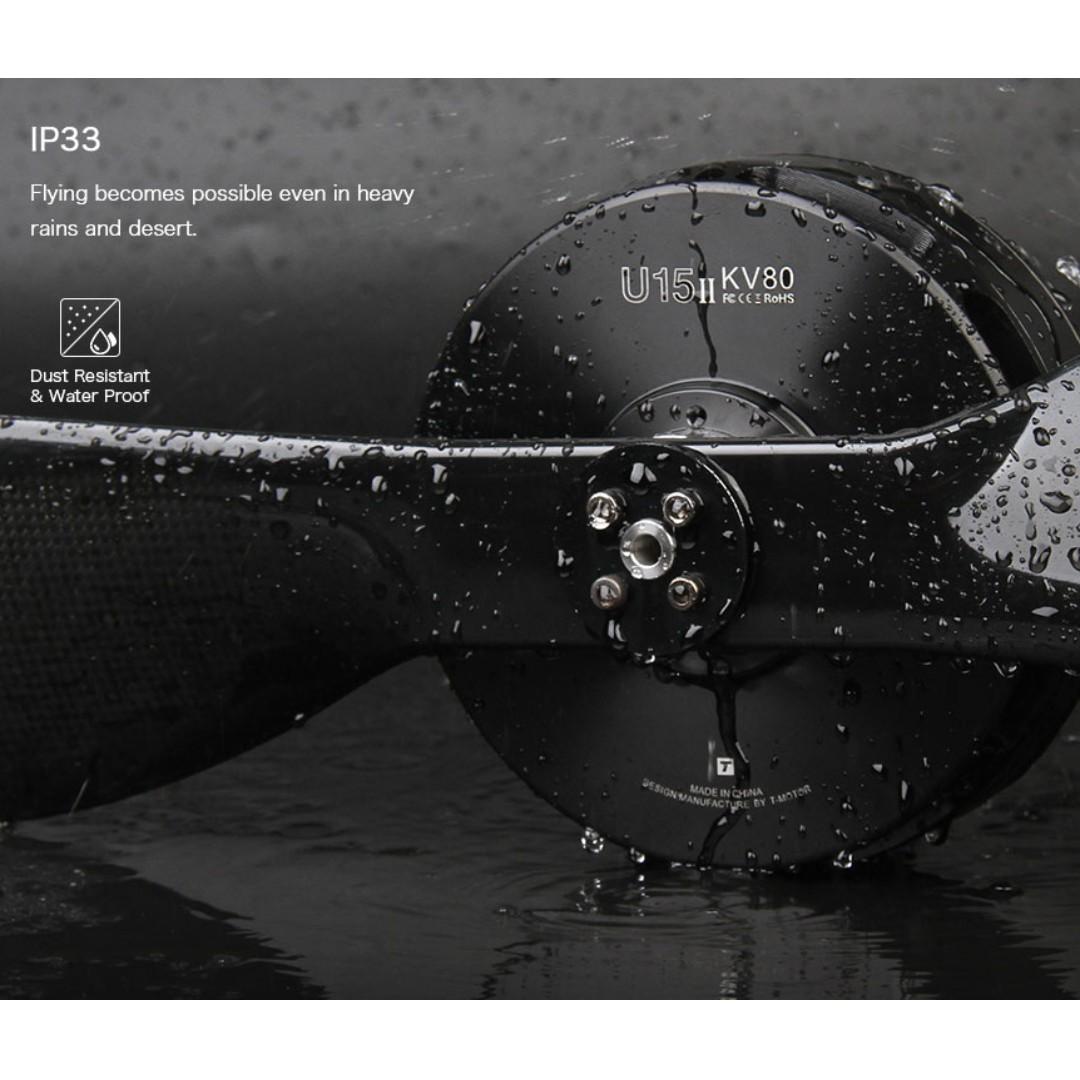 T-Motor U15-II 80/100KV 12-24S Outrunner brushless motor specially ...