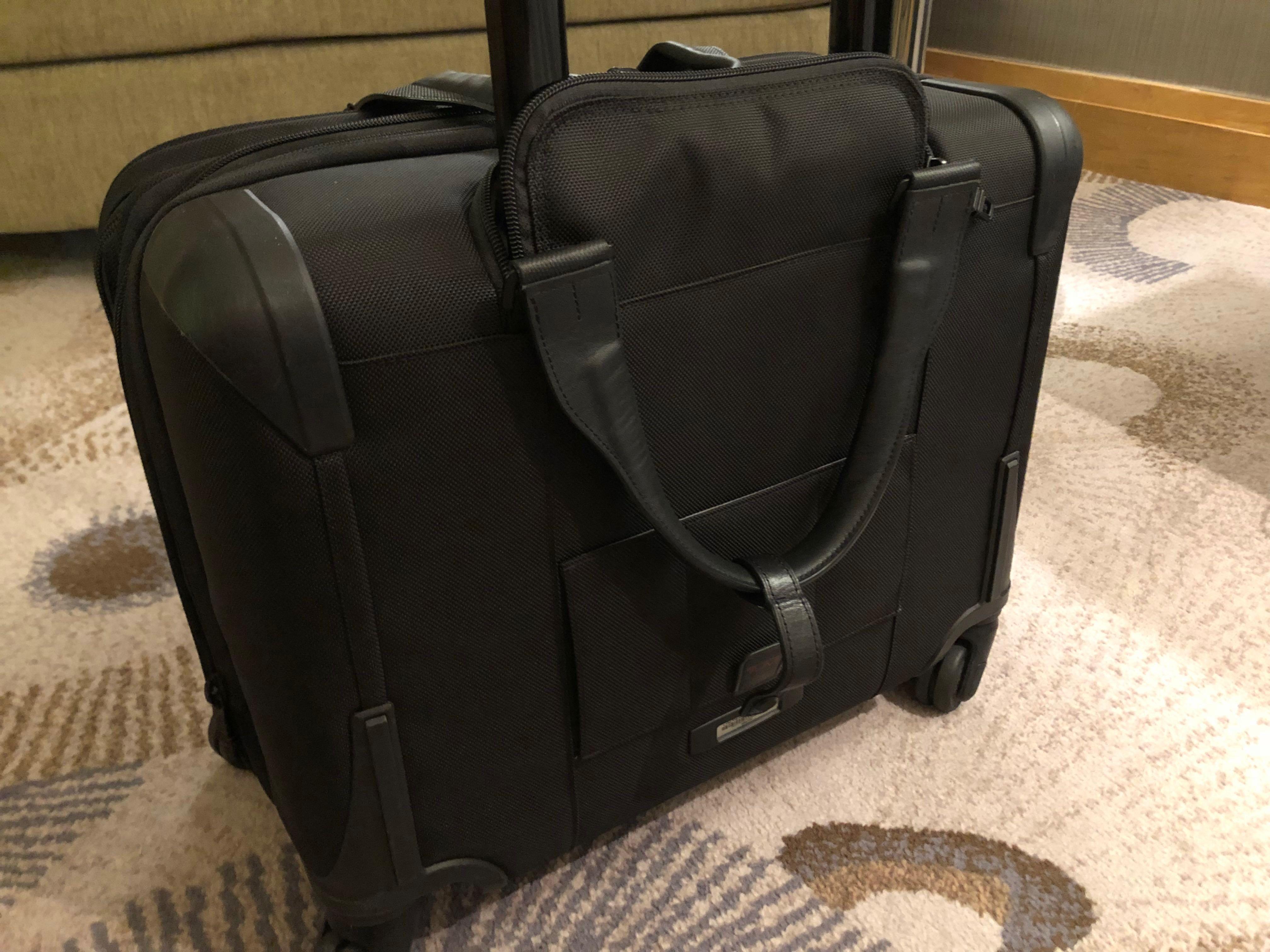 Tumi Alpha Rolling Briefcase, Computers & Tech, Parts & Accessories ...