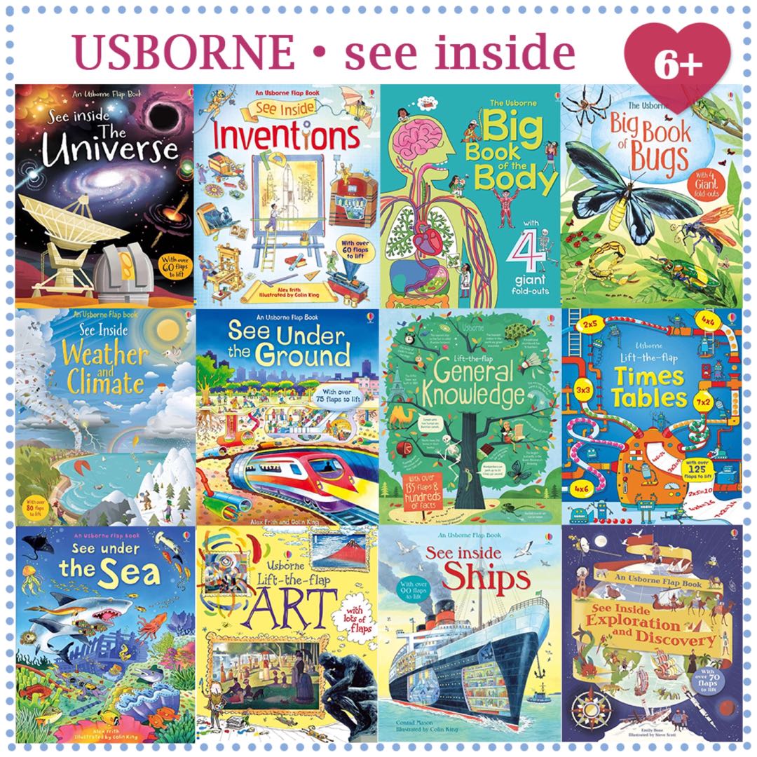 Usborne See inside series, Hobbies & Toys, Books & Magazines, Children ...