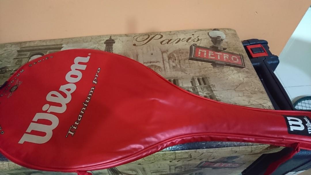 Wilson Titanium Pro Tennis Racquet, Sports Equipment, Sports & Games ...