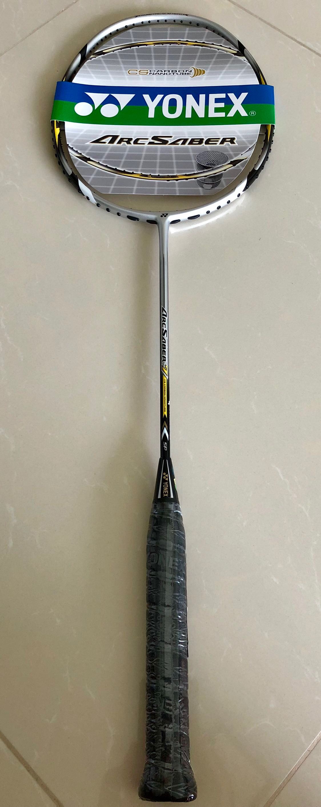 YONEX ArcSaber 7 Badminton Racquet, Sports Equipment, Sports & Games ...