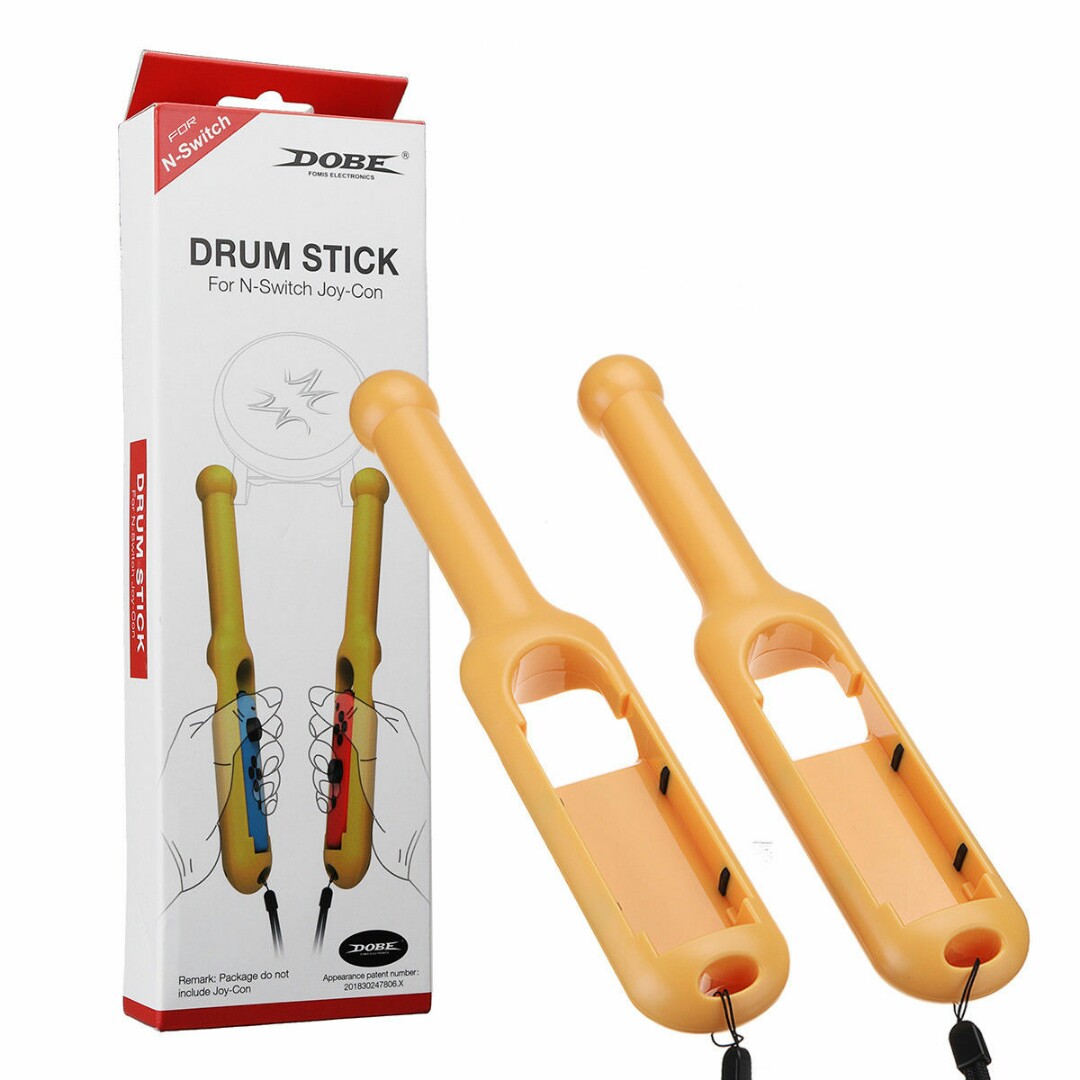 Dobe Nintendo Switch Joy Con Drum Sticks for Taiko no Tatsujin, Video ...