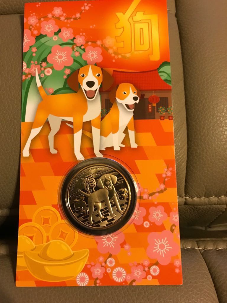 Dog coin cny, Hobbies & Toys, Memorabilia & Collectibles, Religious ...