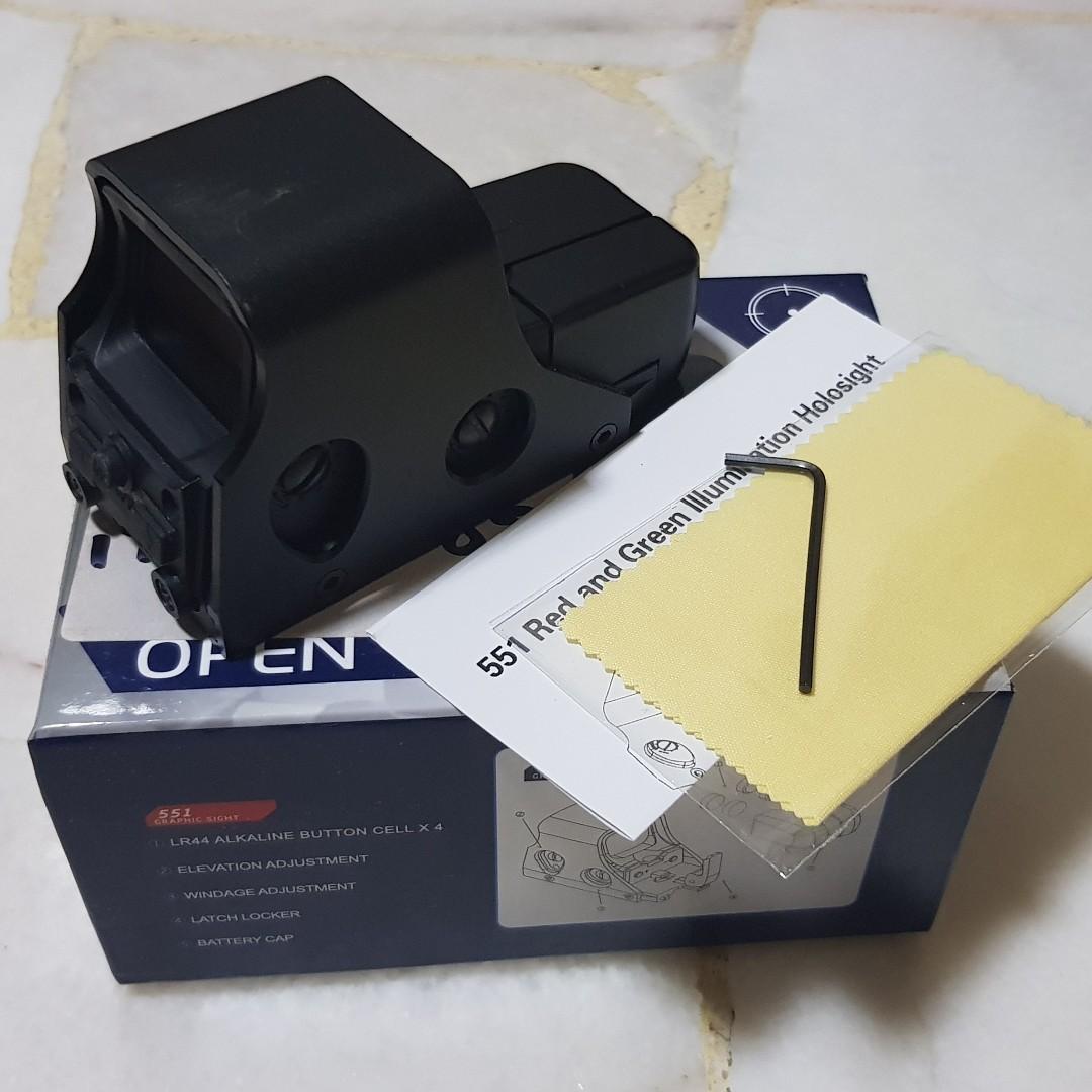 Eotech 551 Holographic Sight Green/Red Replica, Hobbies & Toys, Toys ...