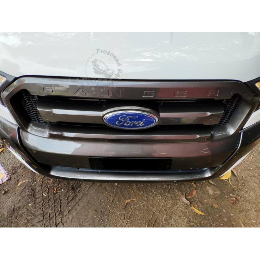 FORD RANGER WORD BADGE STICKER (RED), Auto Accessories on Carousell