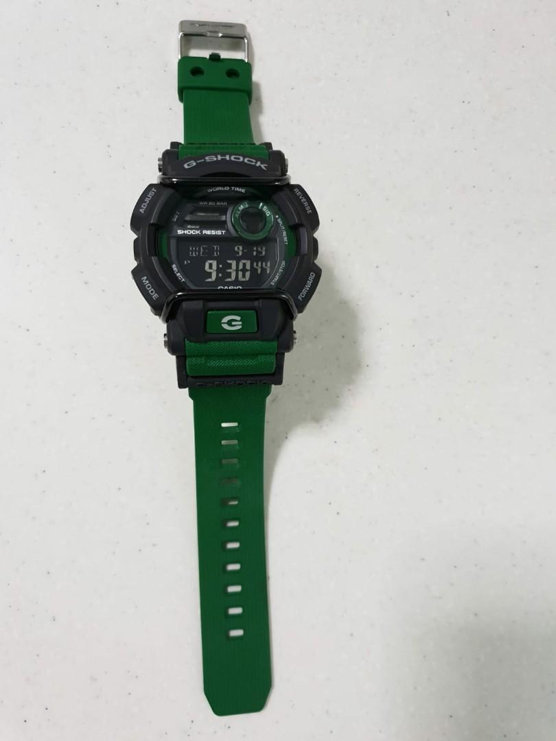 Price Reduced**G Shock Casio GD400 Military Green Strap with Bull Bars ...