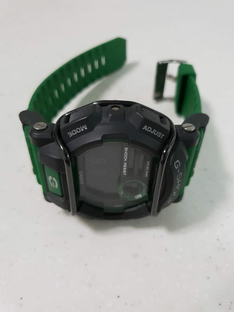 Price Reduced**G Shock Casio GD400 Military Green Strap with Bull Bars ...