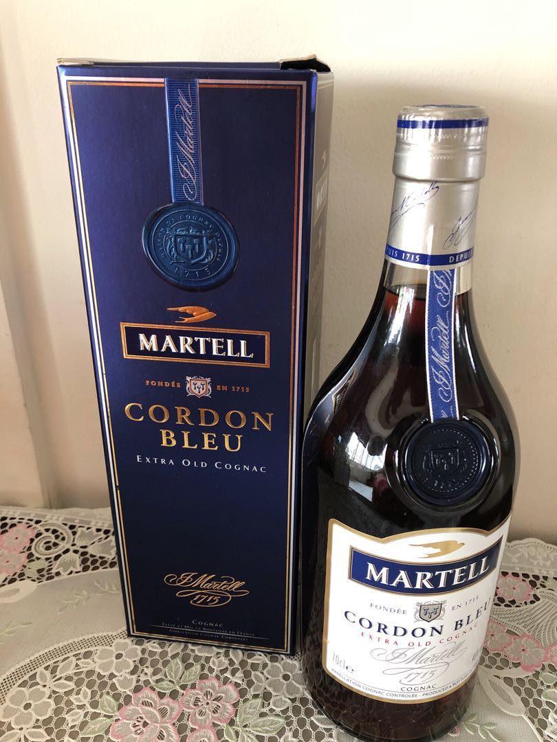 Martell Gordon Bleu, Food & Drinks, Alcoholic Beverages on Carousell