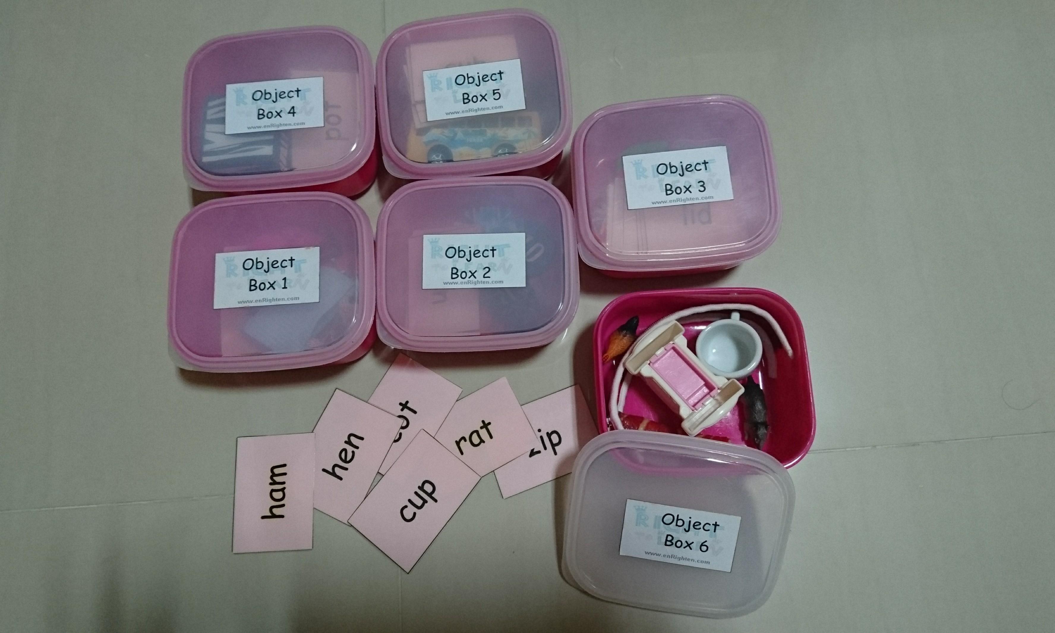 Montessori pink object box 1-6, Hobbies & Toys, Toys & Games on Carousell