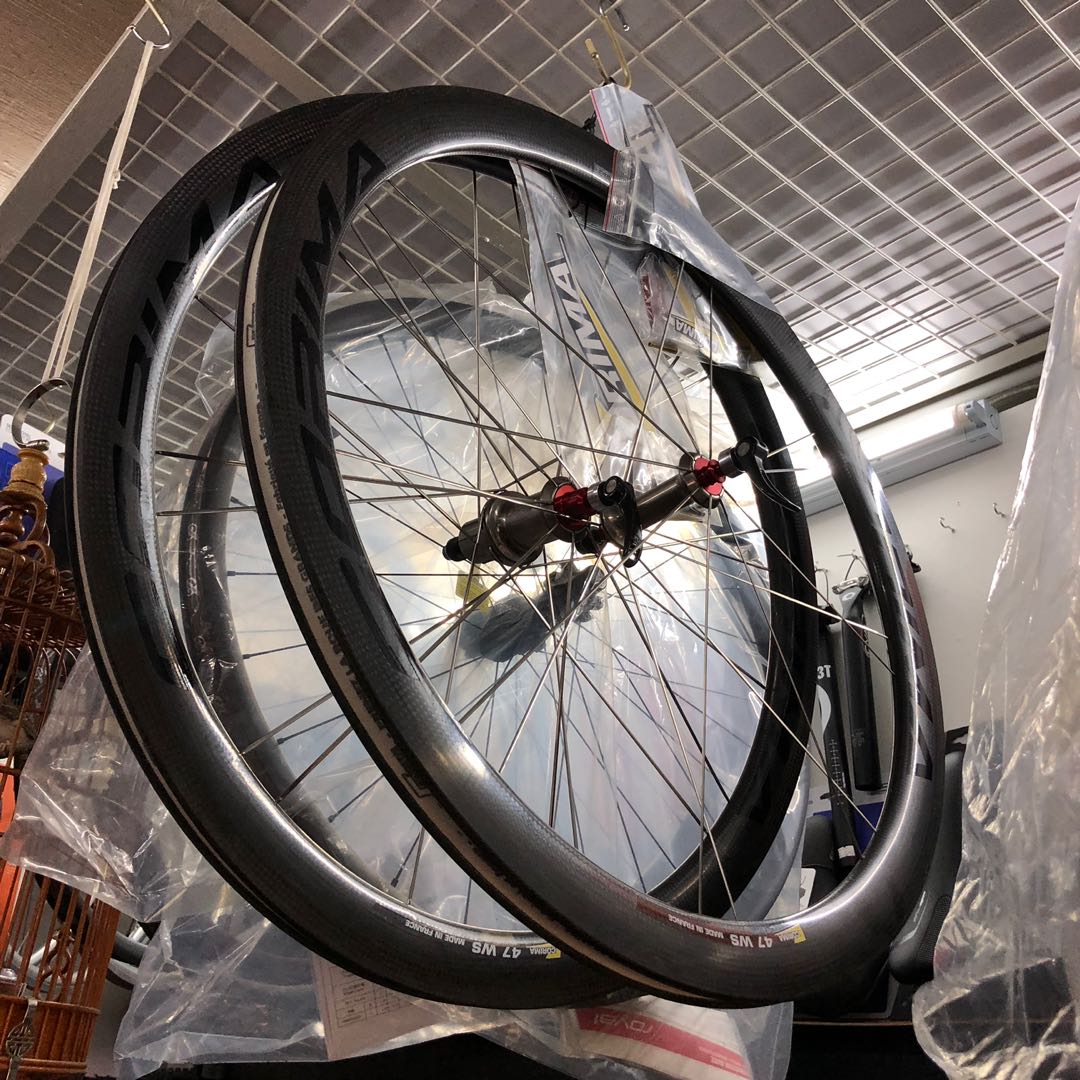 New: Corima 47mm WS clincher Carbon wheelset, Sports Equipment ...