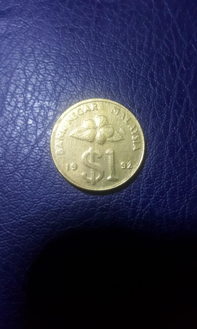 Old Coins MYR1 1992, Hobbies & Toys, Memorabilia & Collectibles ...