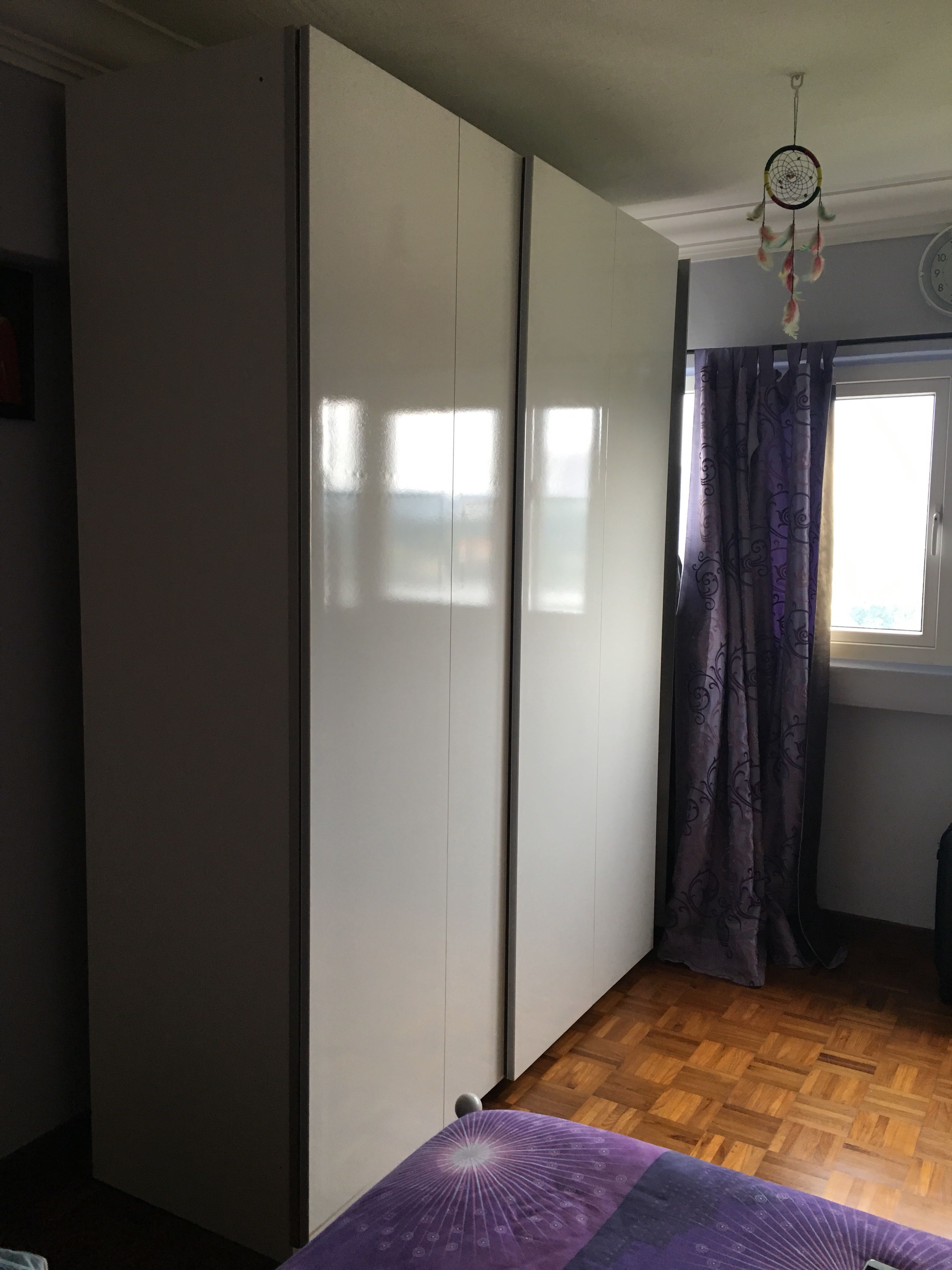 PAX 1.5m Long wardrobe scratchless with installation, Babies & Kids ...