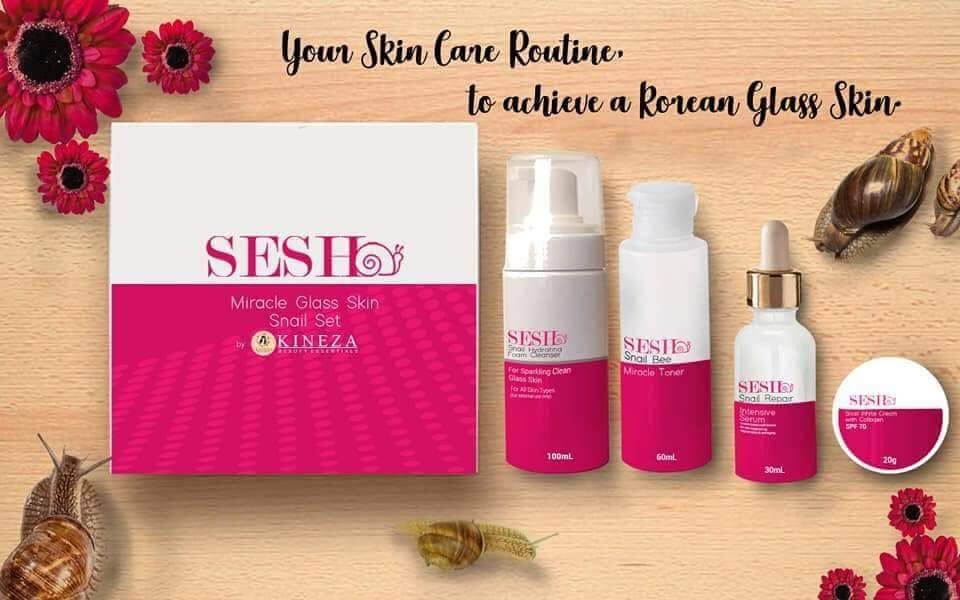 Sesh Miracle Glass Skin Snail Set, Beauty & Personal Care, Face, Face ...