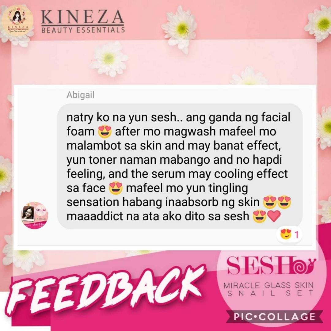 Sesh Miracle Glass Skin Snail Set, Beauty & Personal Care, Face, Face ...