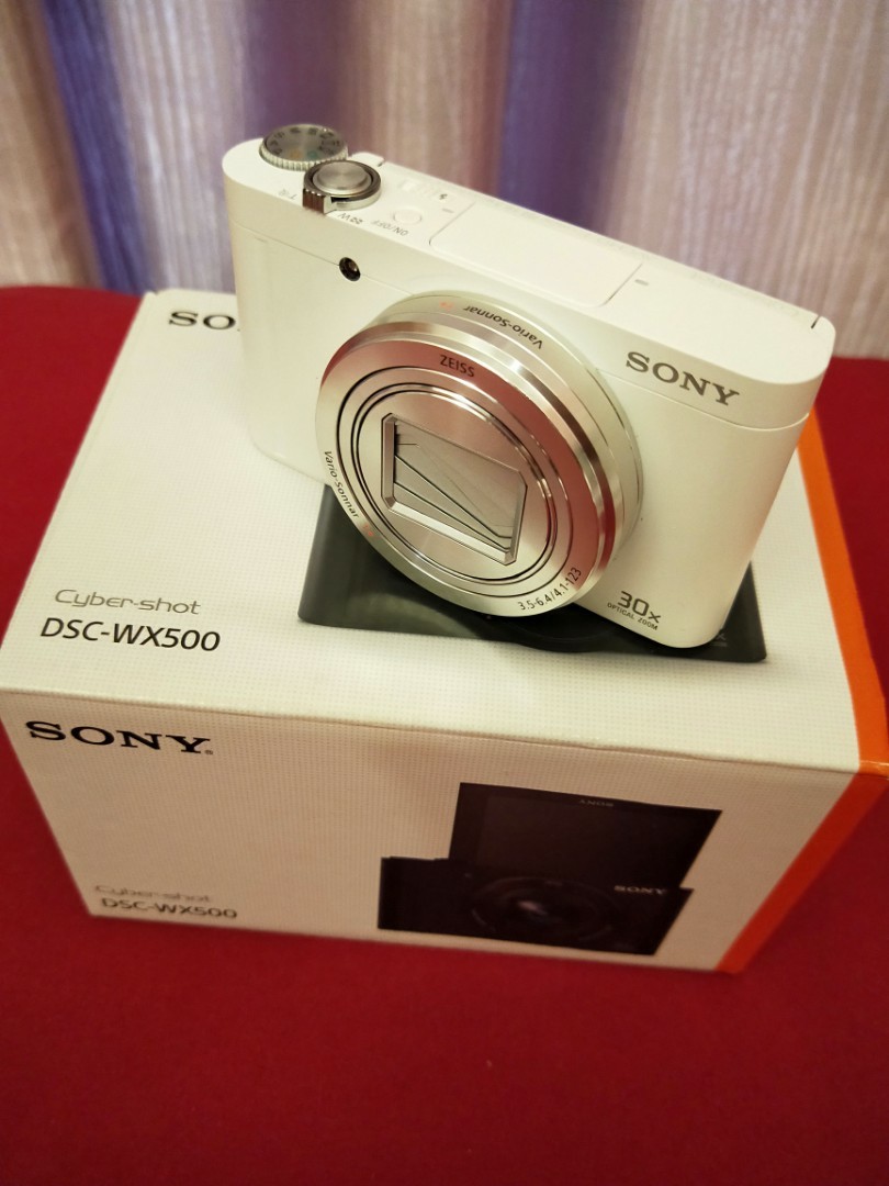 Sony Cybershot DSC-WX500 digital camera, Photography, Cameras on Carousell