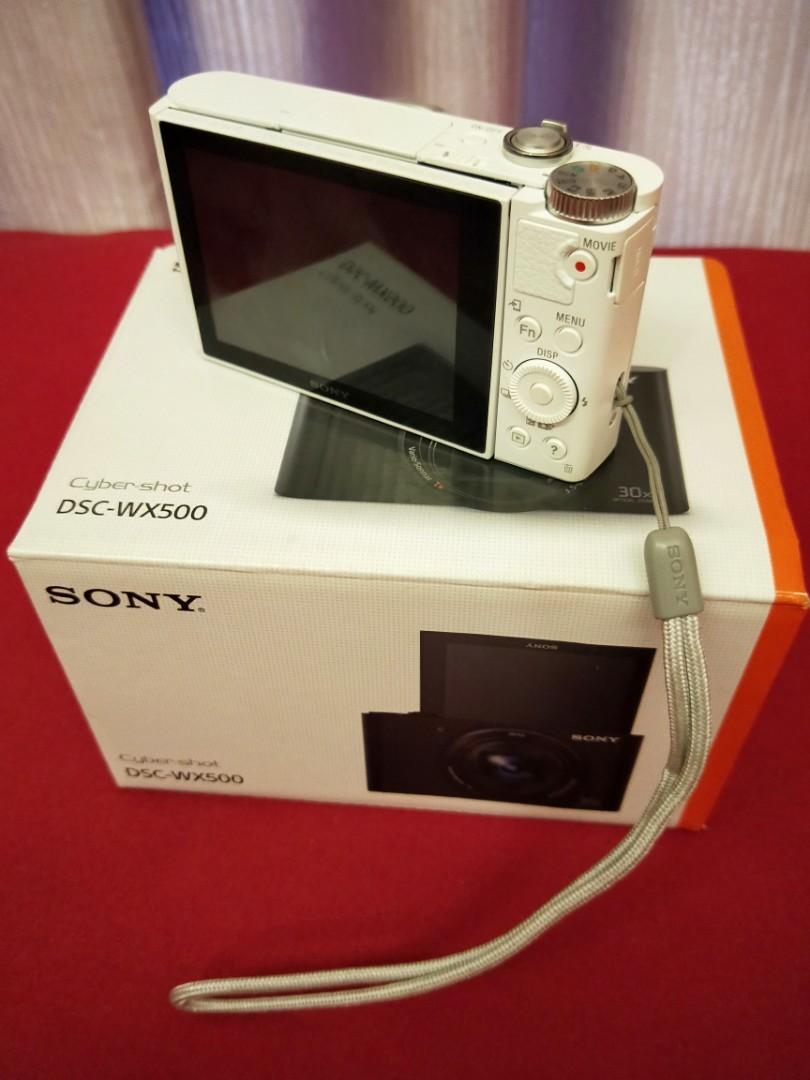 Sony Cybershot DSC-WX500 digital camera, Photography, Cameras on Carousell