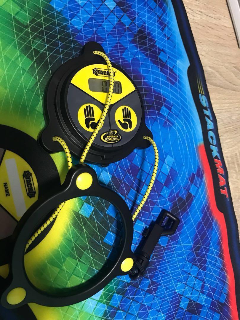 Speed stacks timer and mat, Hobbies & Toys, Toys & Games on Carousell