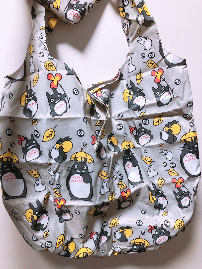 Totoro Foldable Eco Tote Bag, Women's Fashion, Bags & Wallets, Tote ...