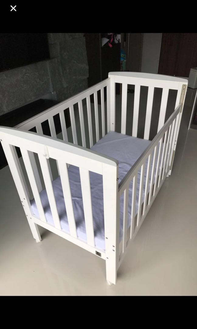 Used Baby cot with mattress, Babies & Kids, Baby Nursery & Kids ...