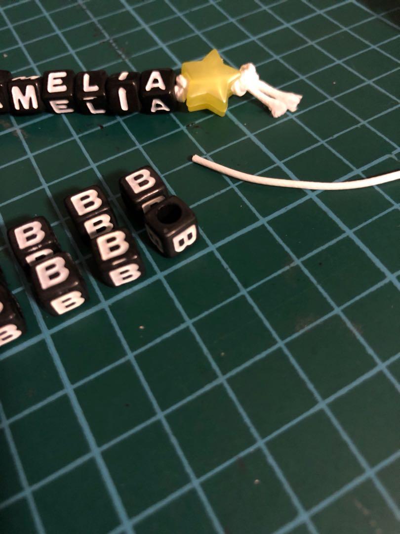 Alphabet “B” Beads 7mm Cubes, Hobbies & Toys, Stationery & Craft, Craft ...