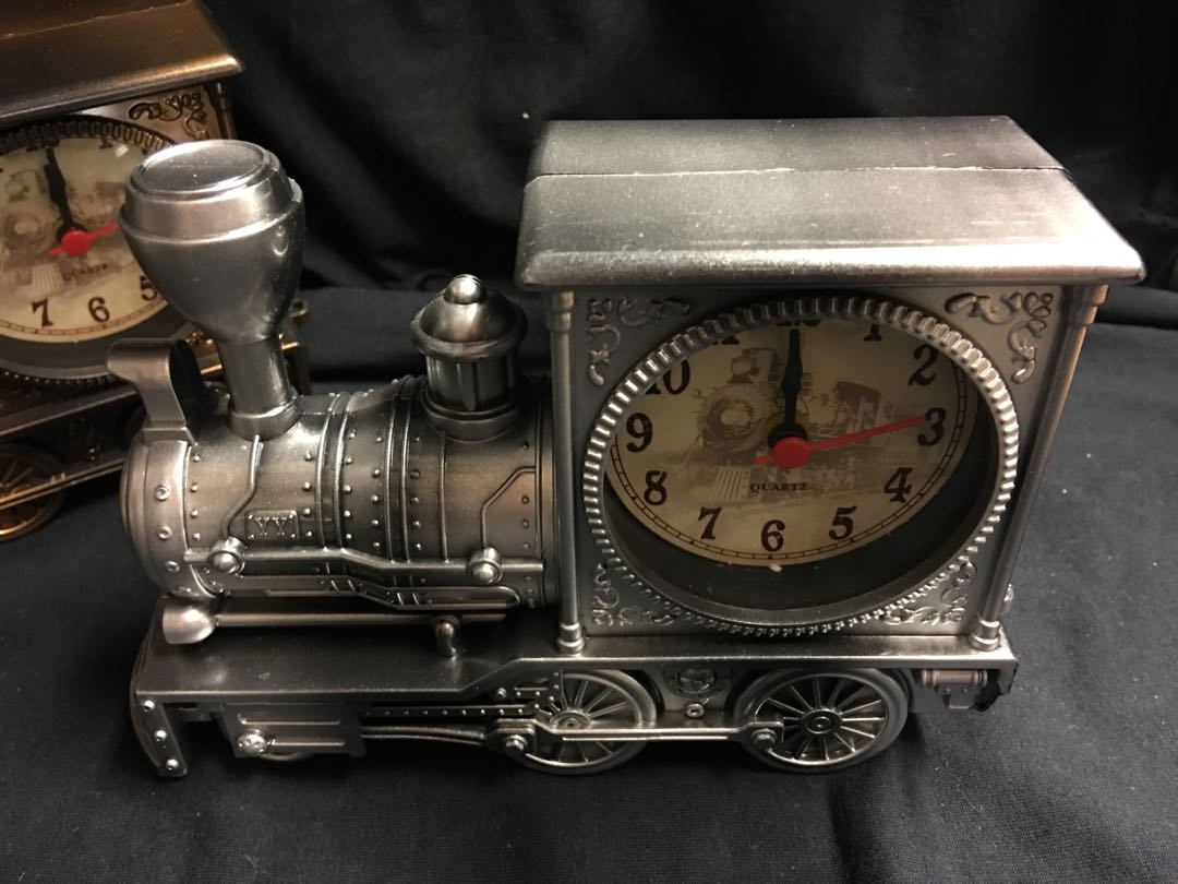 Antique train clock, Hobbies & Toys, Memorabilia & Collectibles ...