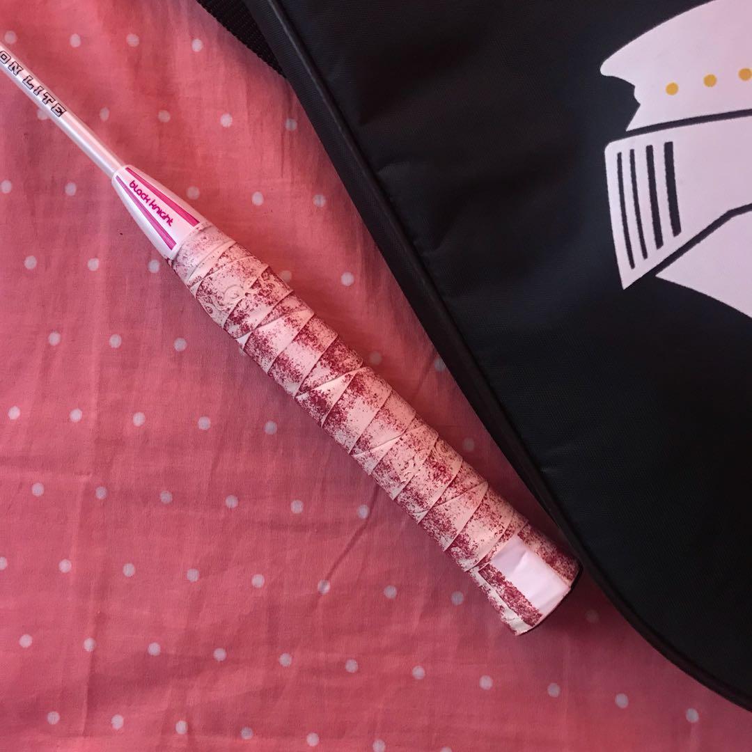 Black Knight Carbon Lite Badminton Racket (Original), Sports Equipment ...