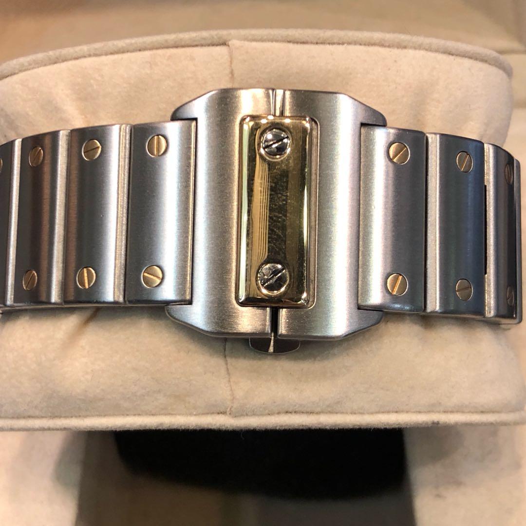 Cartier Santos 100 XL steel and gold discontinued model, Luxury ...