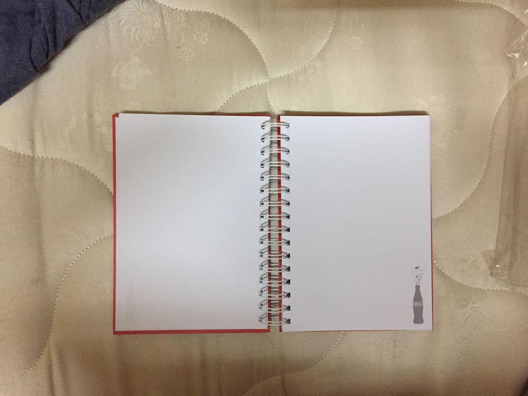 Coca cola Notebook, Hobbies & Toys, Stationery & Craft, Stationery & School Supplies on Carousell