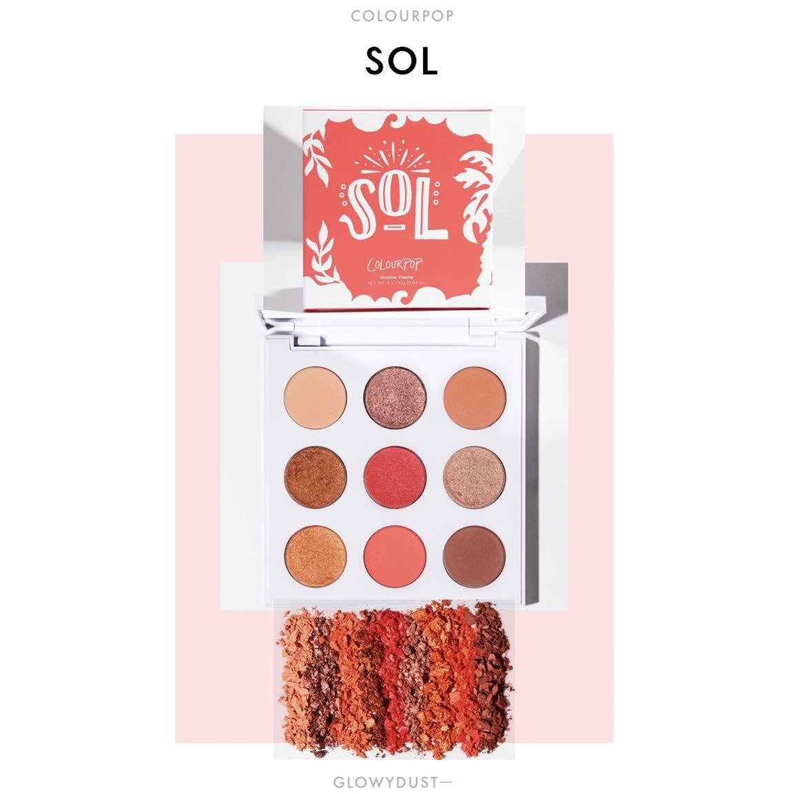 ColourPop Sol Palette, Beauty & Personal Care, Face, Makeup on Carousell