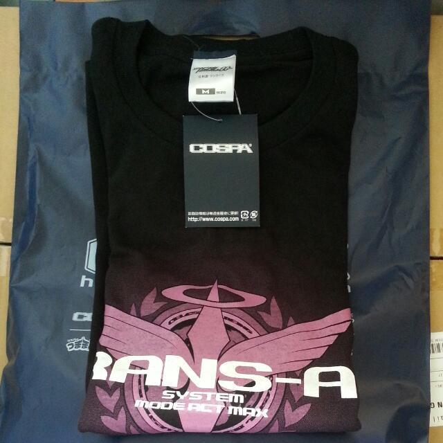 Cospa Gundam 00 Trans Am Black T-shirt (M size), Men's Fashion, Tops & Sets, Formal Shirts on ...
