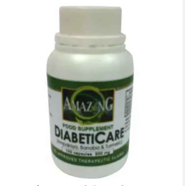 DiabetiCare (Bittergourd, Turmeric & Banaba), Health & Nutrition ...