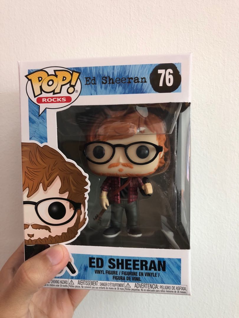 Ed Sheeran funko pop, Hobbies & Toys, Toys & Games on Carousell