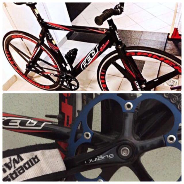 Felt, Full Carbon Fiber Fixie Bicycle, Sports Equipment, Bicycles ...