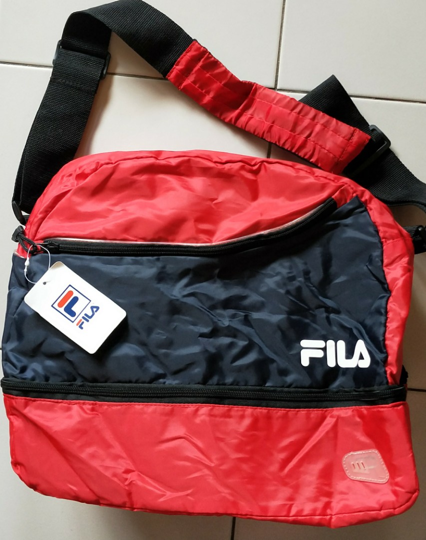 Fila Sports duffle bag, Men's Fashion, Bags, Belt bags, Clutches and ...