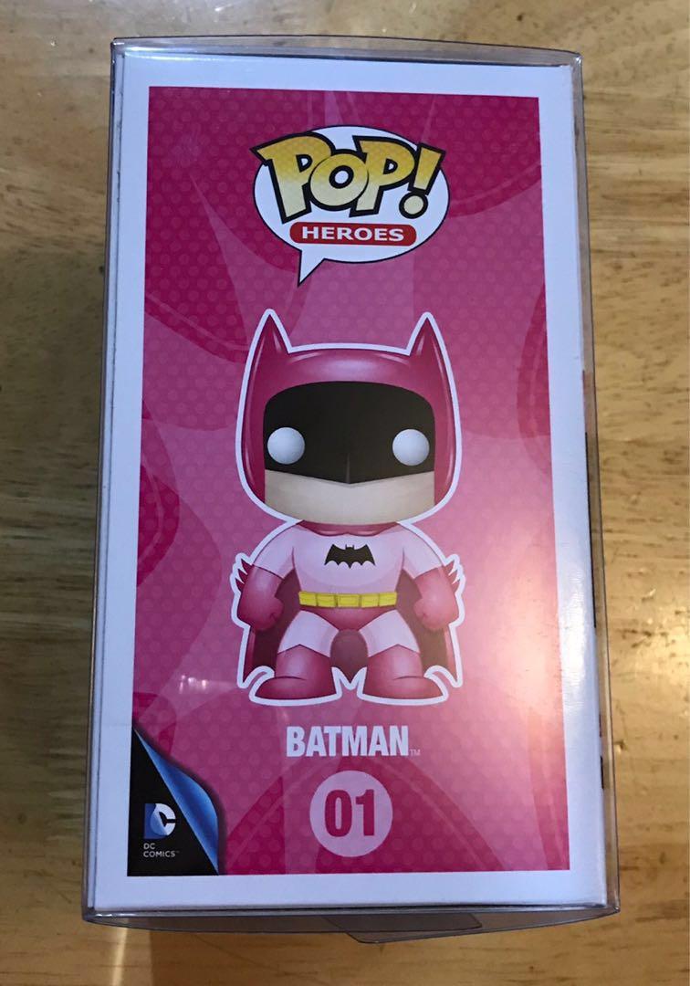 Funko Pop! Batman 01 Entertainment Earth Exclusive (Pink), Hobbies ...