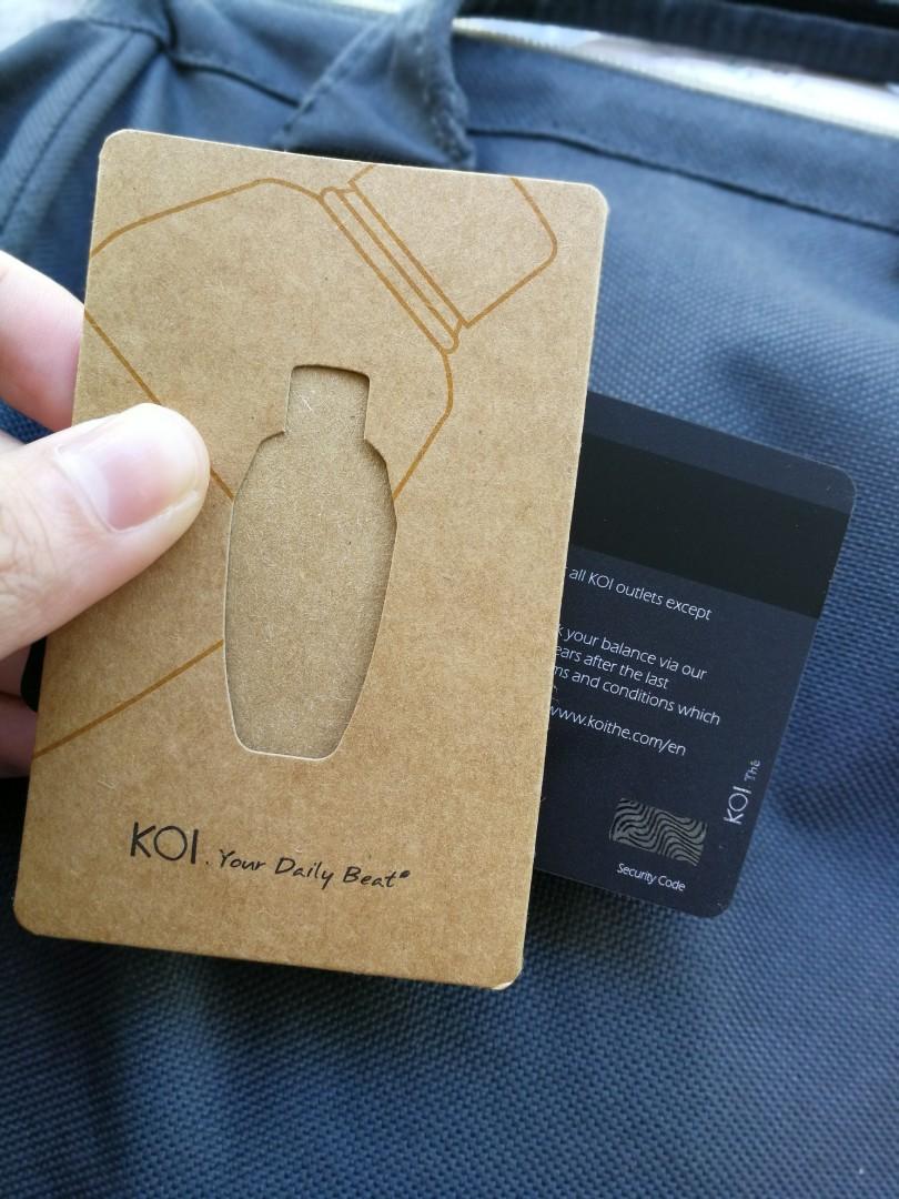 KOI membership card. Koithelicious, Everything Else on Carousell