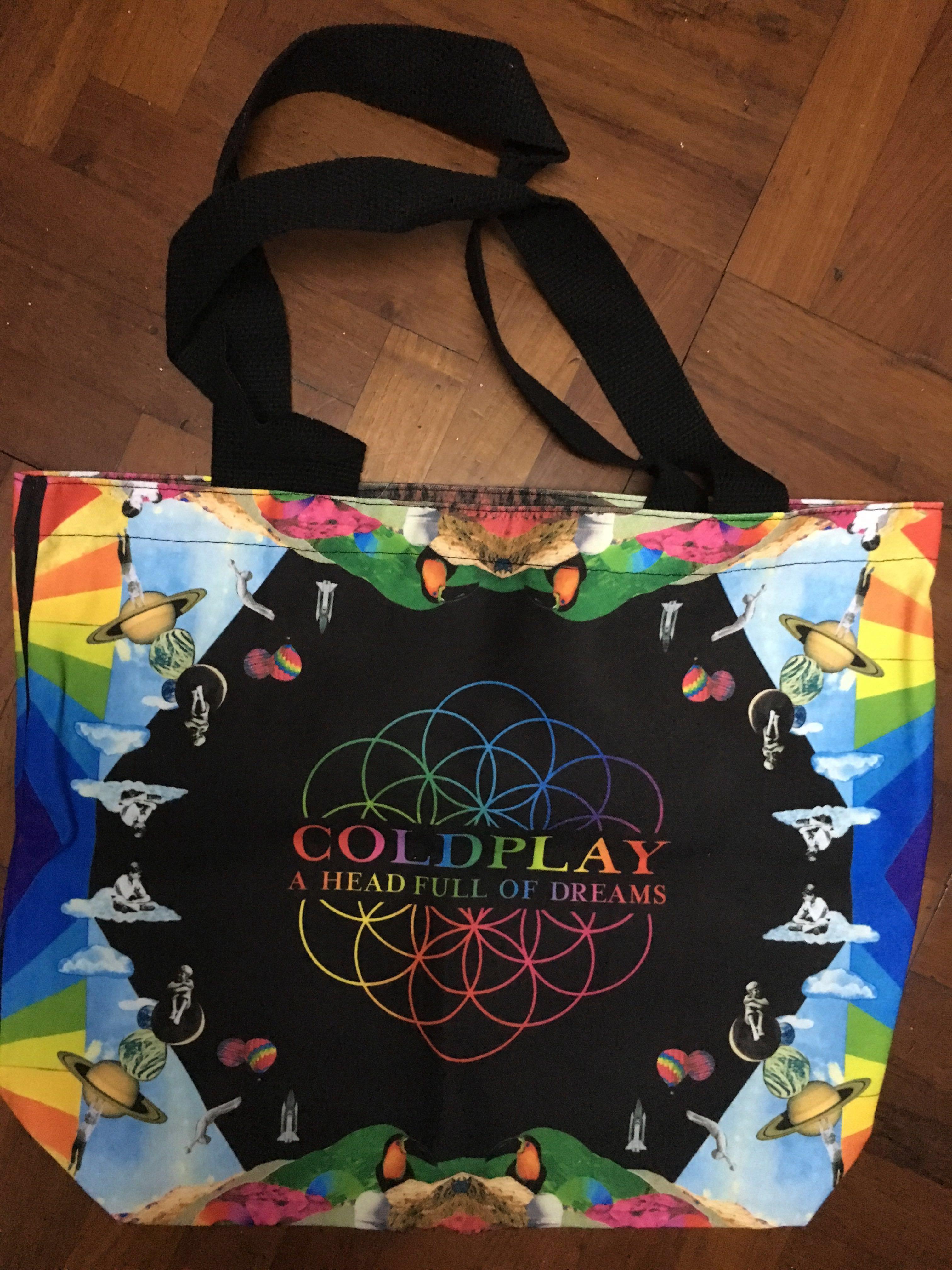 Limited Edition Coldplay Bag, Hobbies & Toys, Music & Media, Music ...