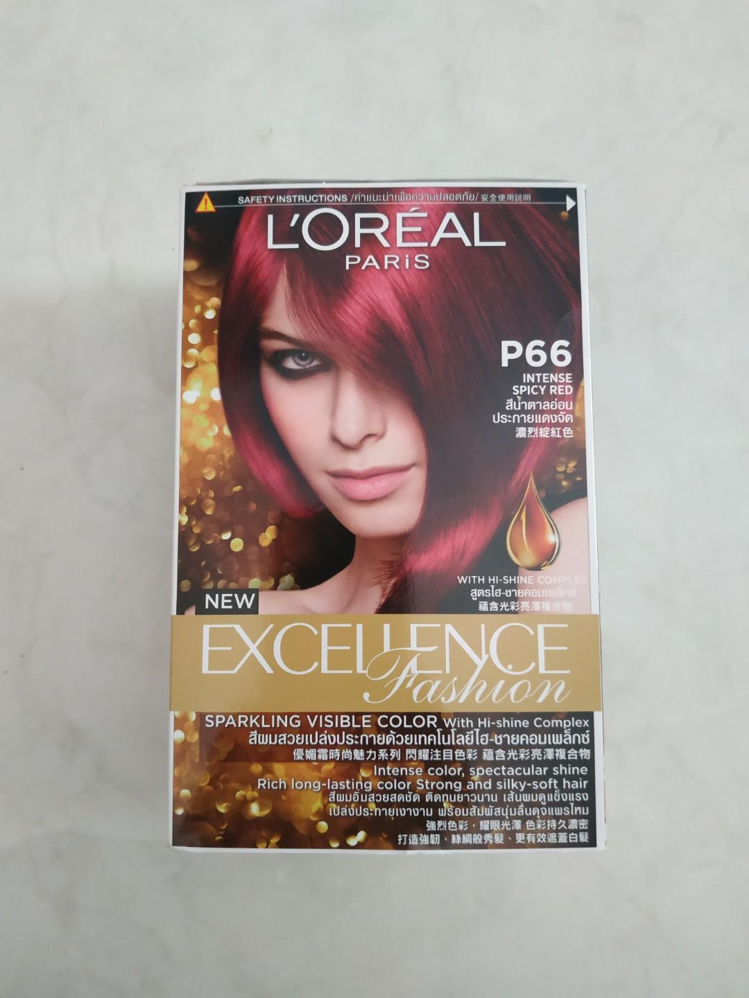 Loreal Excellence Fashion Hair Color Intense Spicy Red, Kesehatan ...