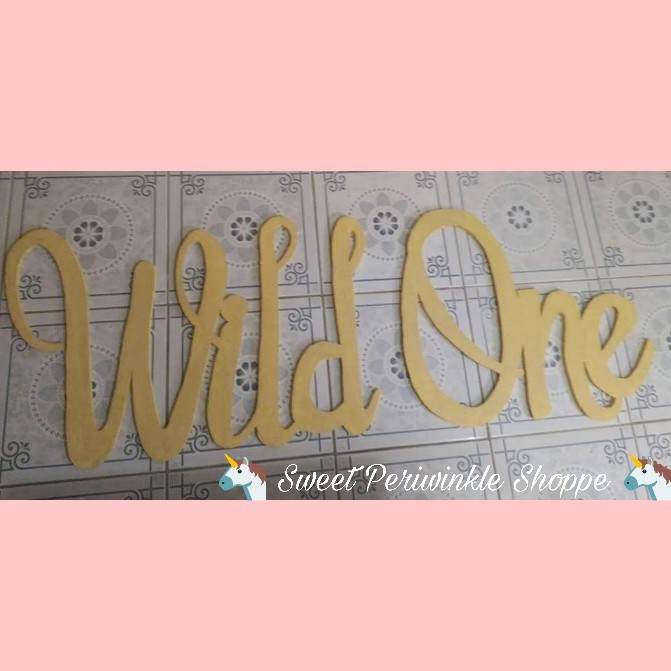 MTO: Styro name "Wild One", Hobbies & Toys, Stationary & Craft ...