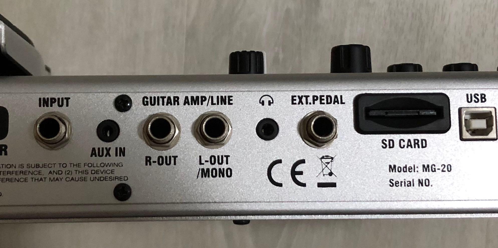 NUX MG-20 Guitar Modeling Processor, Hobbies & Toys, Music & Media ...