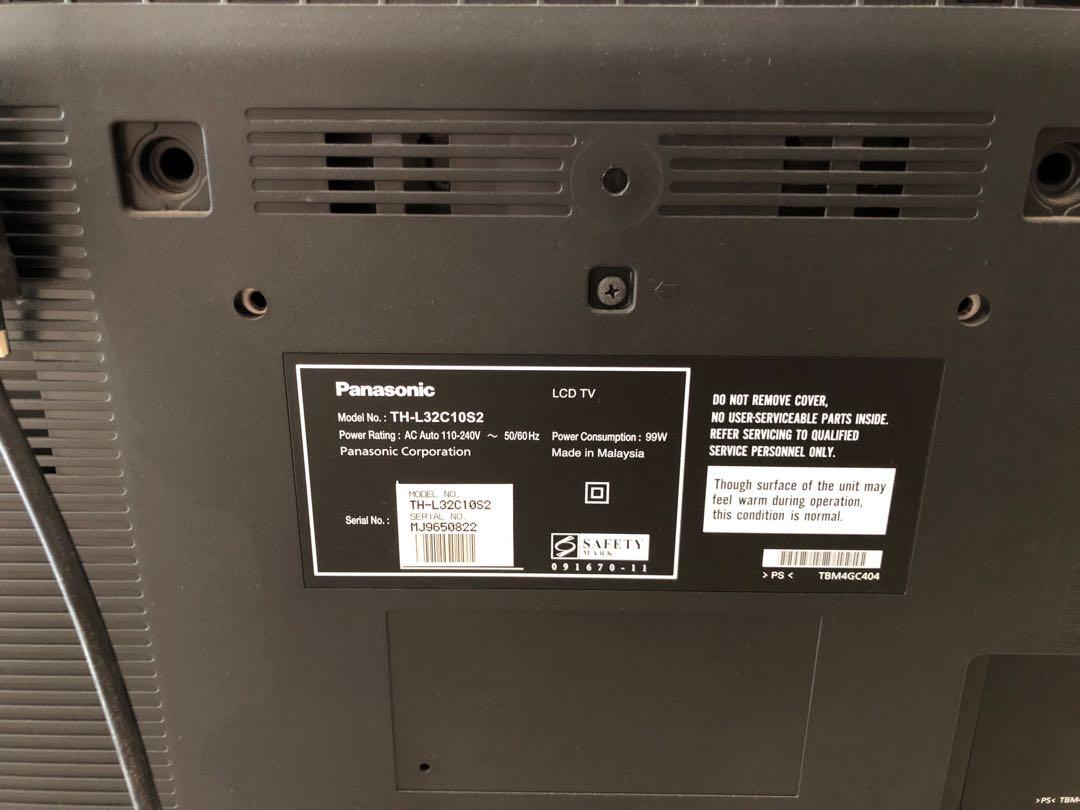 Panasonic 32 inch LCD TV, TV & Home Appliances, TV & Entertainment, TV ...