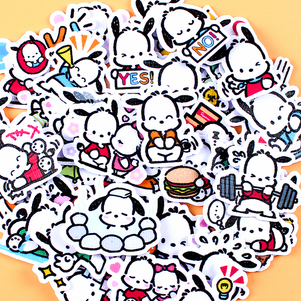 Pochacco Scrapbook / Planner Stickers #35A, Hobbies & Toys, Stationery ...