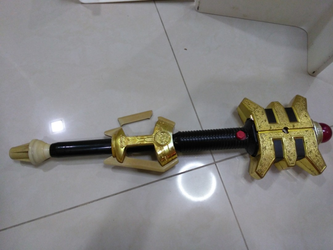 Power ranger zeo king ranger morpher staff, Hobbies & Toys, Toys ...