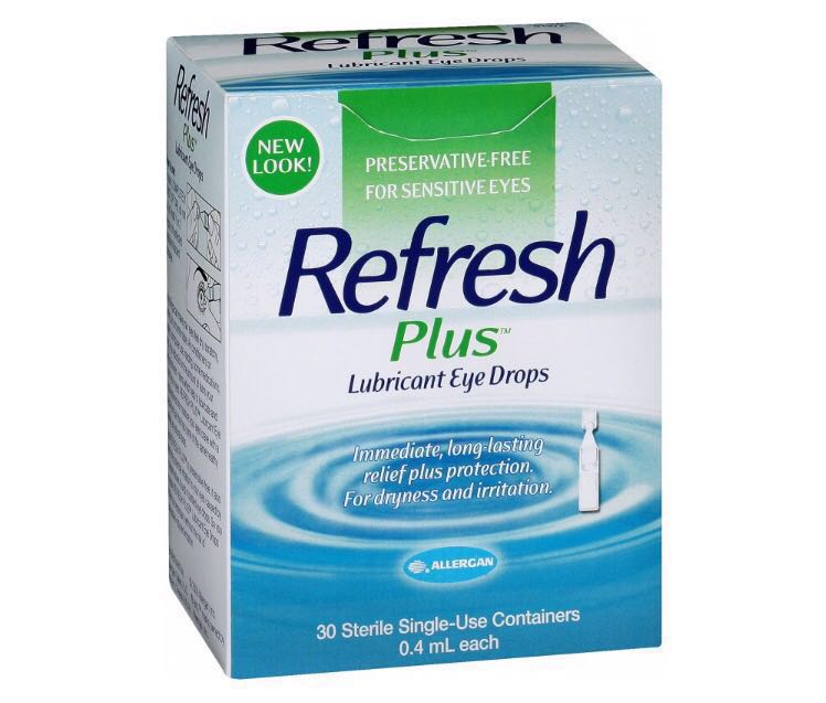 Refresh Plus Lubricant Eye Drops (30x0.4ml), Beauty & Personal Care ...