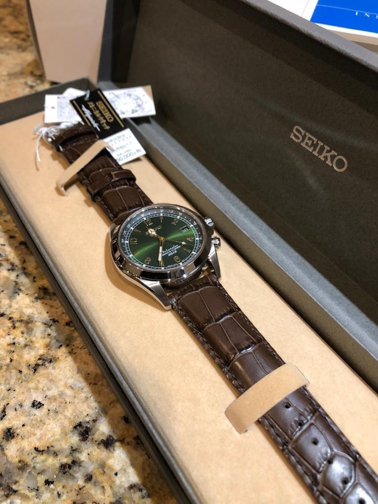 Sold out *** Seiko Alpinist SARB017 JDM Watch, with StrapCode metal ...