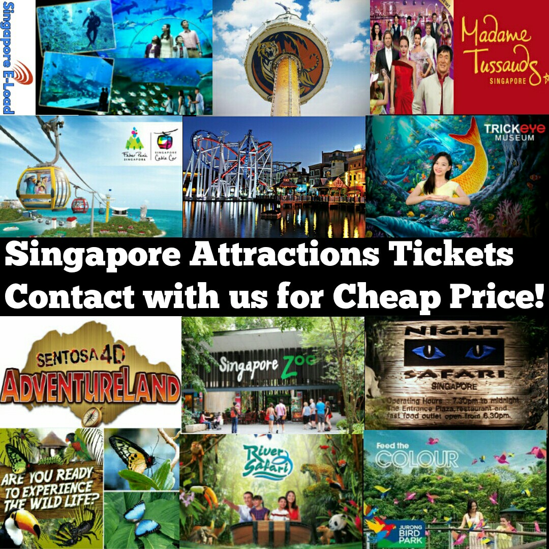 All tourist Spot ticket singapore, Tickets & Vouchers, Local ...